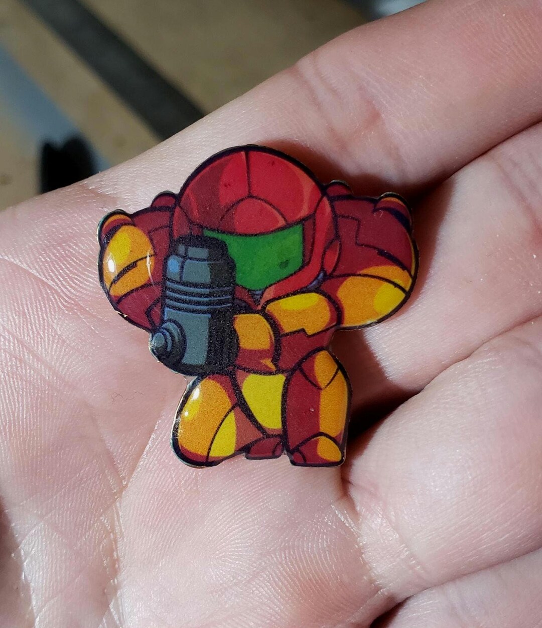 Metroid, Samus, Pin Lightweight 1.5 Inch for Hats, Bags, and Jackets - Etsy