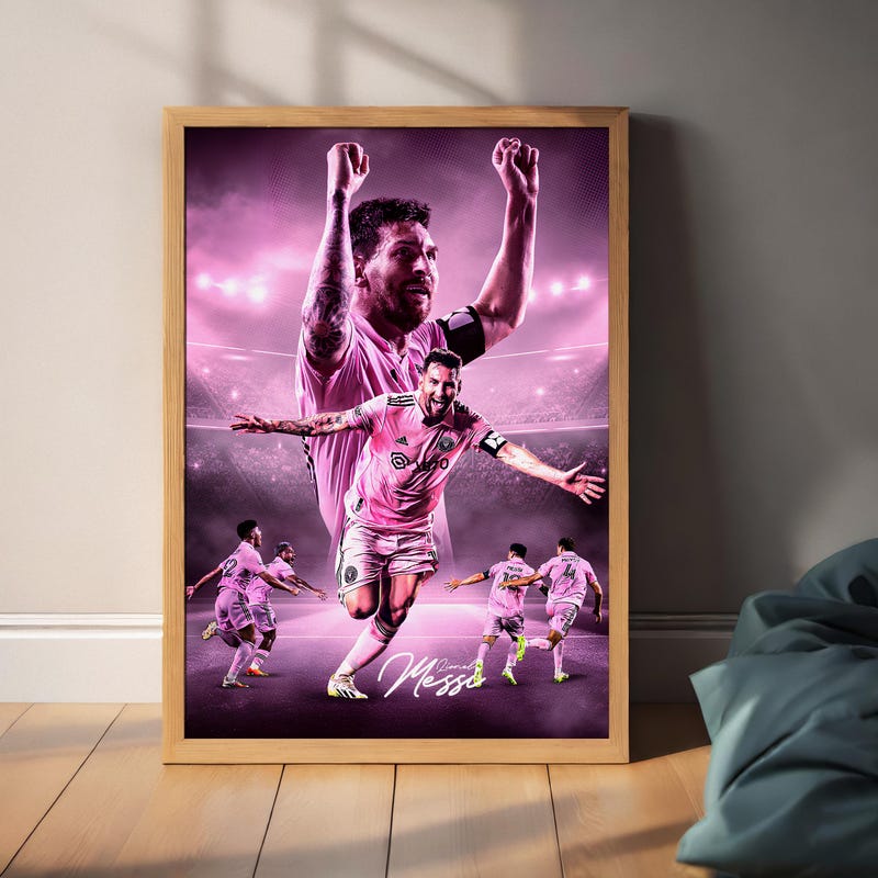 Messi Poster - Etsy