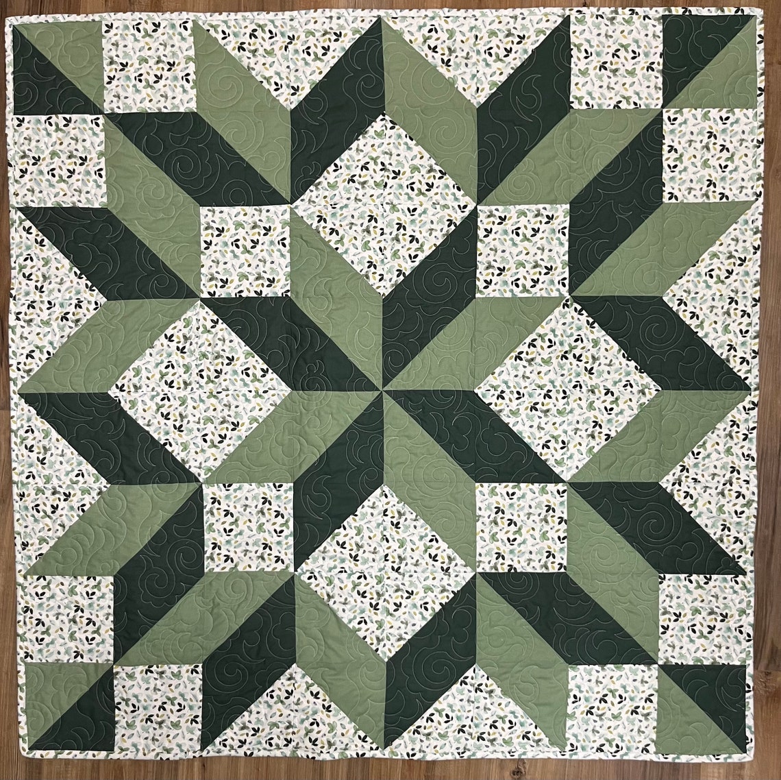 Carpenter’s Star Lap Quilt - Etsy