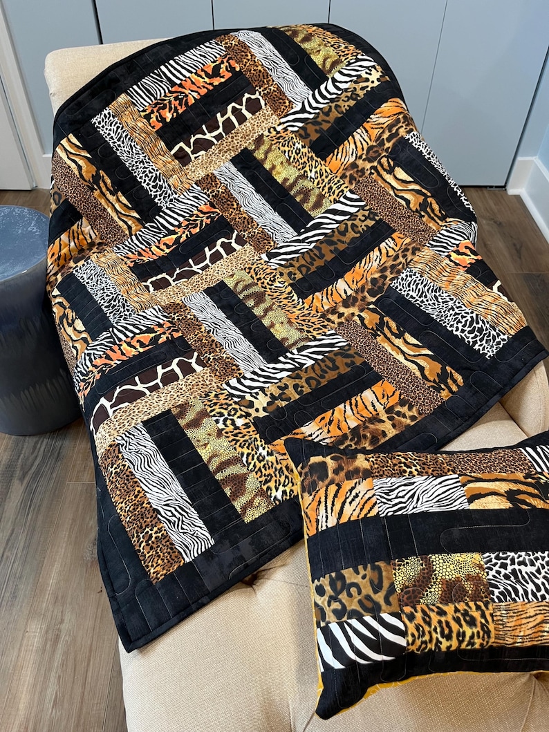 Animal Prints Lap Quilt - Etsy