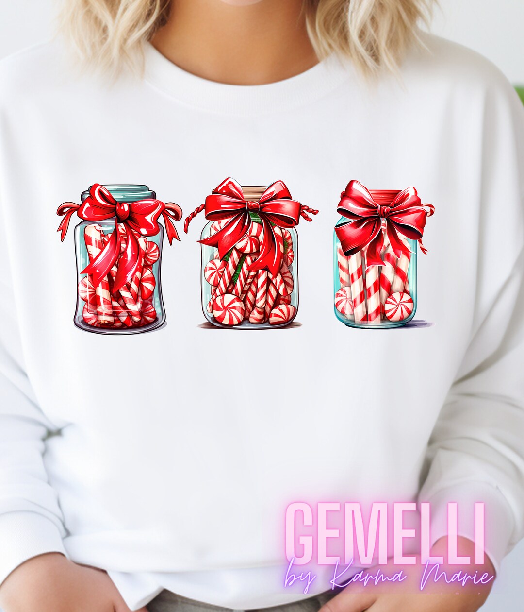 Cute Red Coquette Candy Art | Perfect for Sublimation | Christmas Bow ...