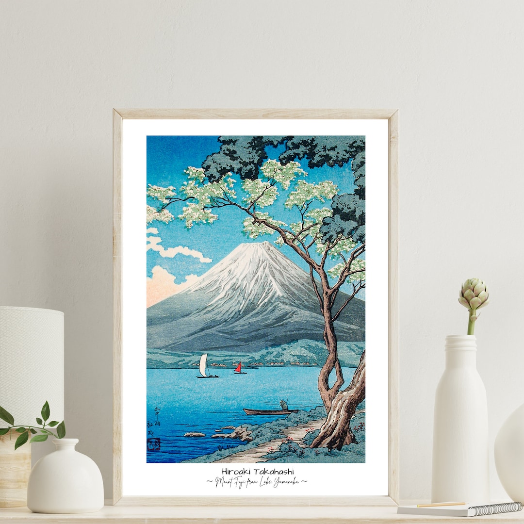 Mount Fuji Wall Art, Asian Wall Art, Traditional Japanese Art, Mount ...