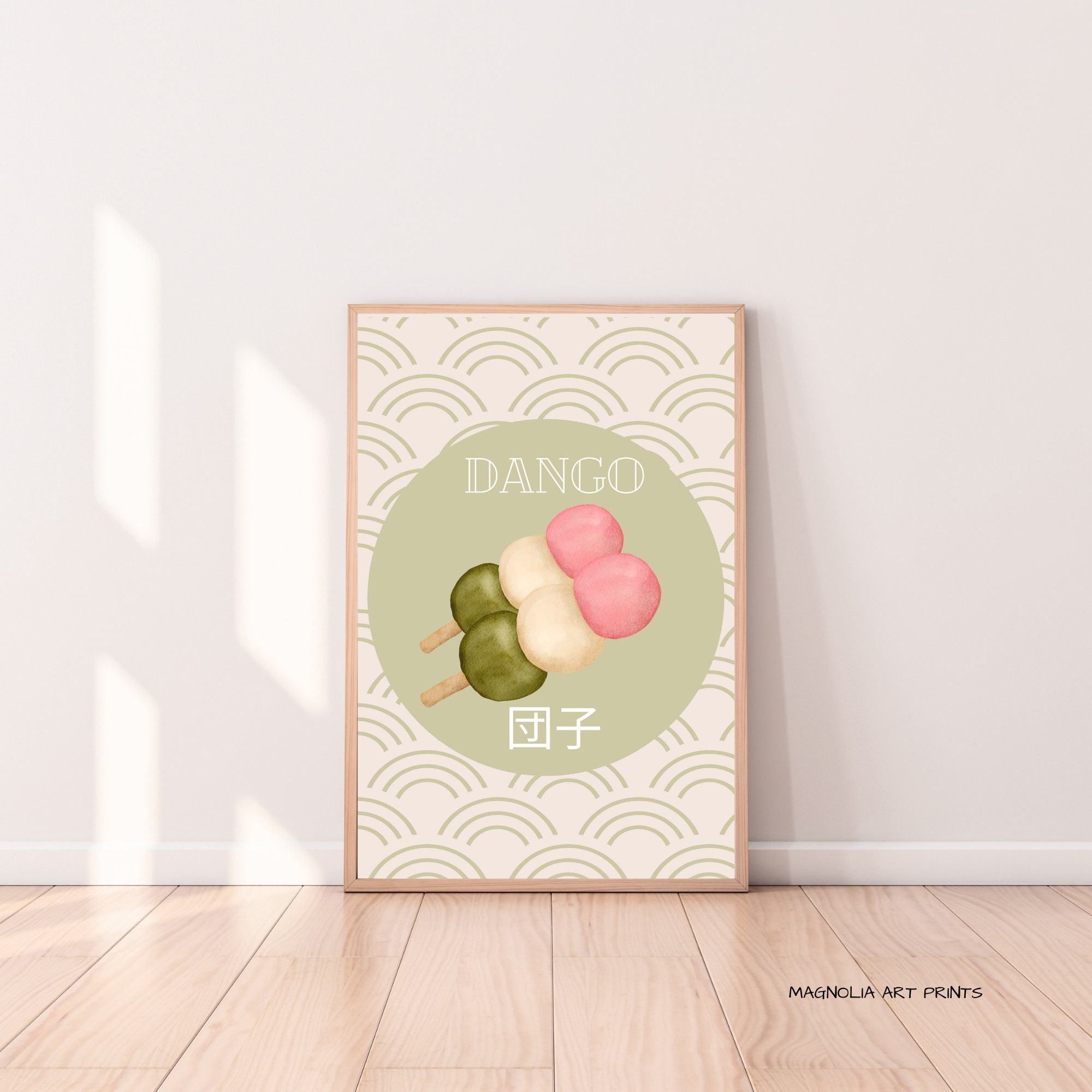 Japanese Foods Art Set of 3 Ramen Poster Dango Print - Etsy