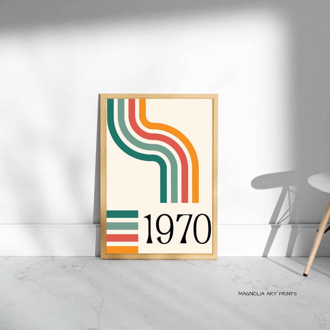 Retro 70s Wall Art Set of 3, Trendy Retro Sunset Prints, Groovy Wall ...