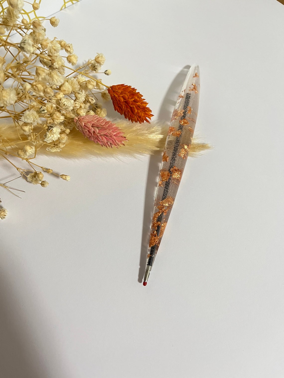 Unique Handmade Resin Pen, Resin Pen, Dried Floral Pen, Resin Pen Set ...
