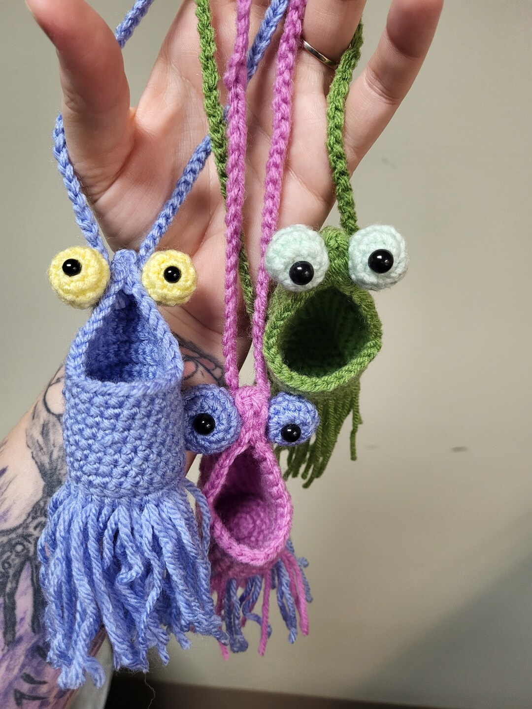 Meep Monster, Crochet Yip Yip, Amigurumi Meep, Crochet Meep - Etsy