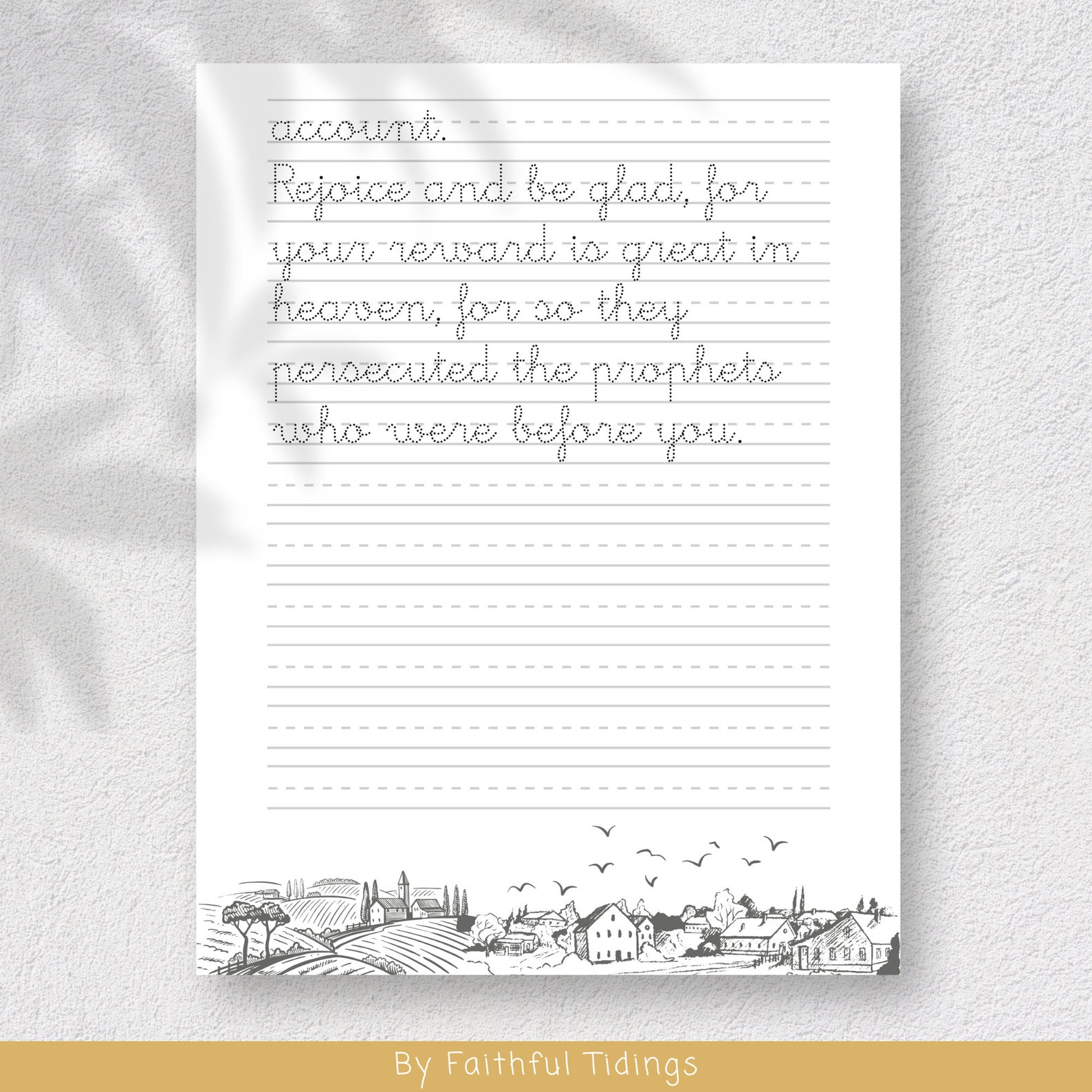 Printable Bible Verses Copywork | the Beatitudes Matthew 5:3-12 ESV ...