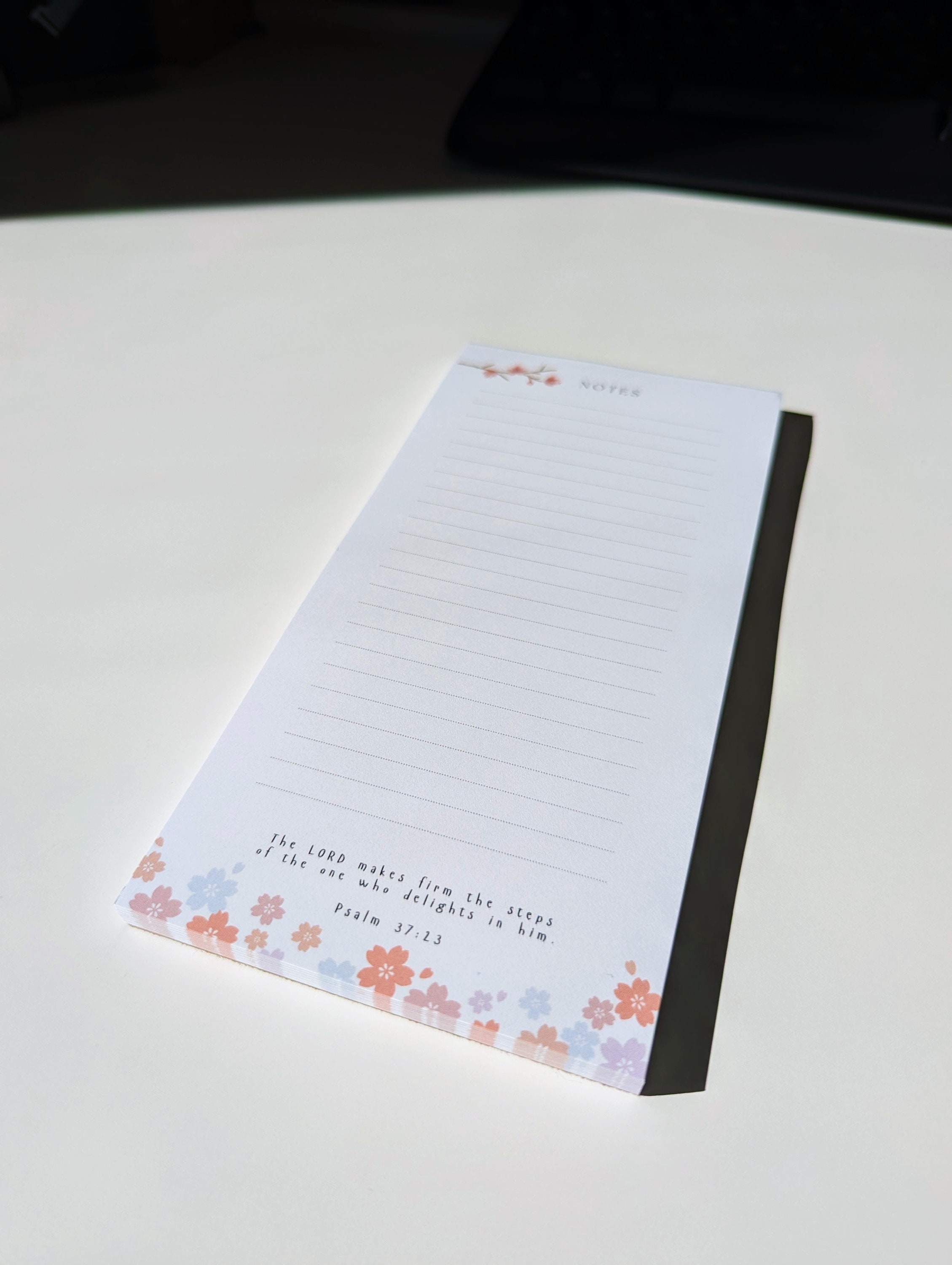 Christian Notepad Bible Verse Notepad Lined Notepad Psalms Bible Quote ...