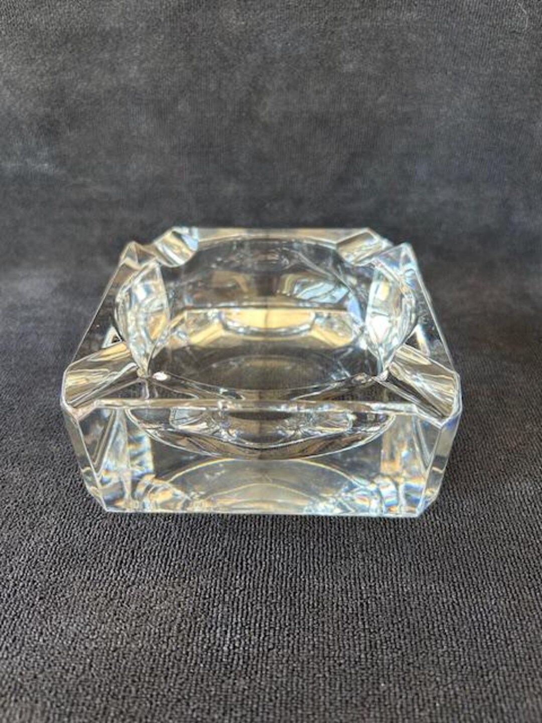 Vintage Cigar Crystal Ashtray - Etsy