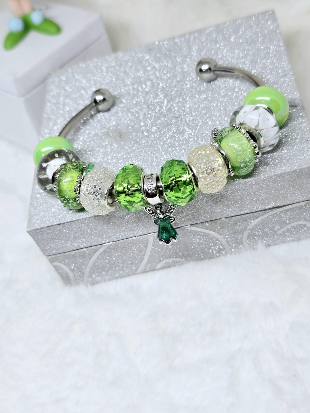 Tinkerbell/disney Inspired Bracelet/s925 /stainless Steel Adjustable ...