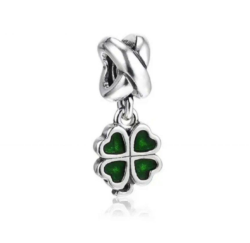 Irish Shamrock Charm. Pandora Compatible. - Etsy