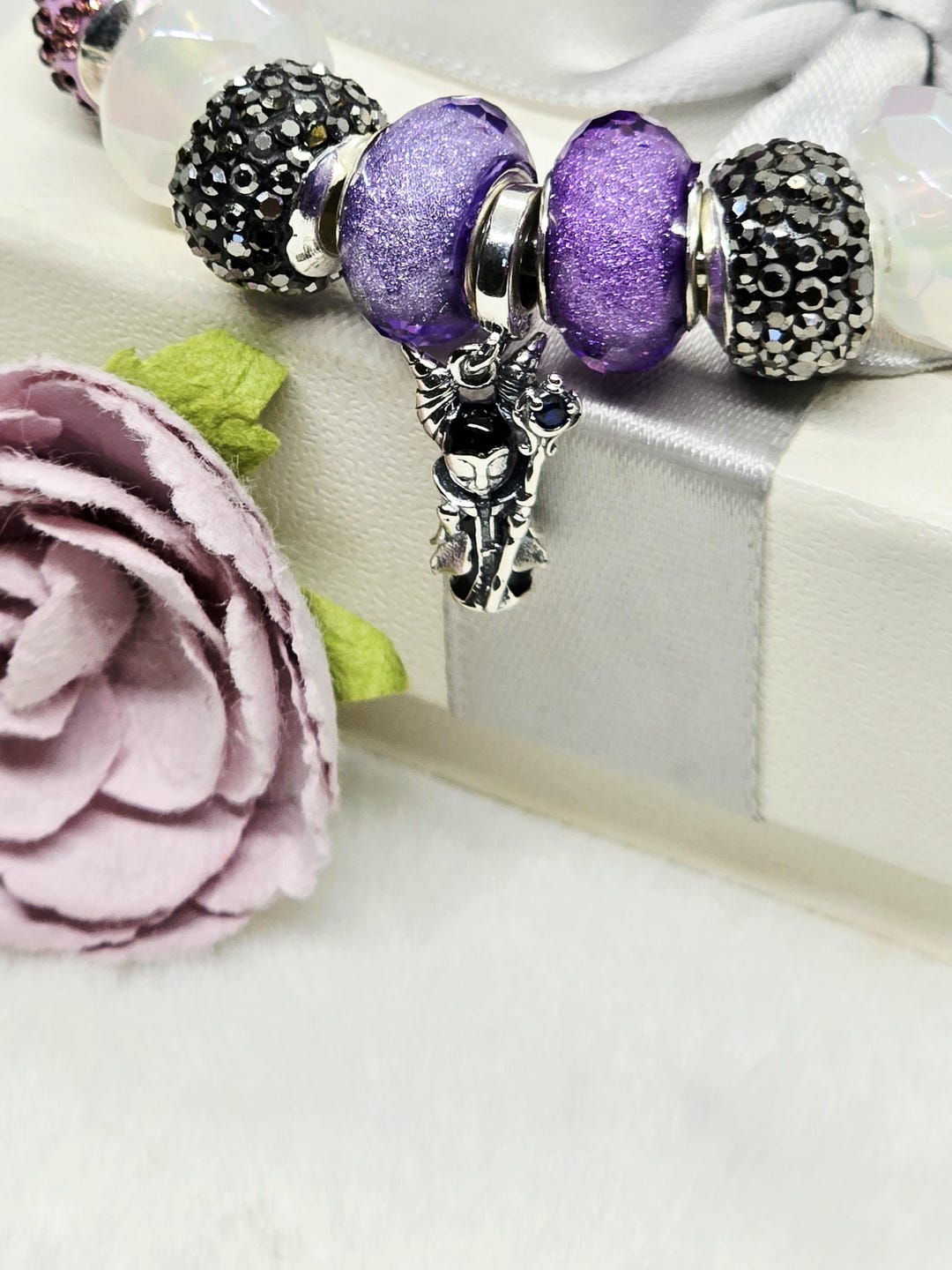 Horned Queen, Pandora Compatible, Inspired Charm or Complete Bracelet ...