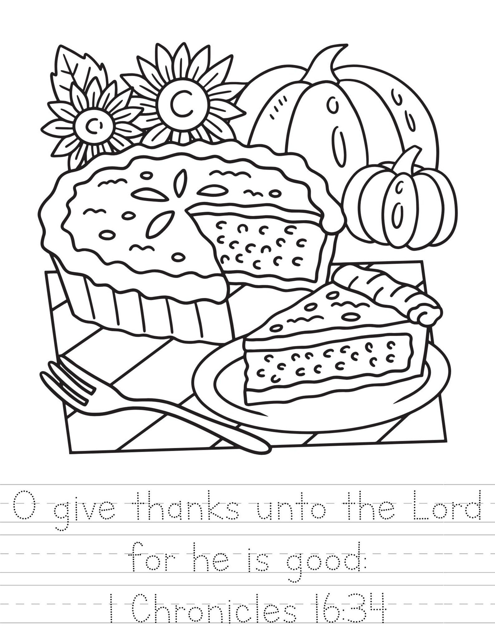 Thanksgiving Coloring Sheets Printables Fall Kid’s Activity Craft Paper ...