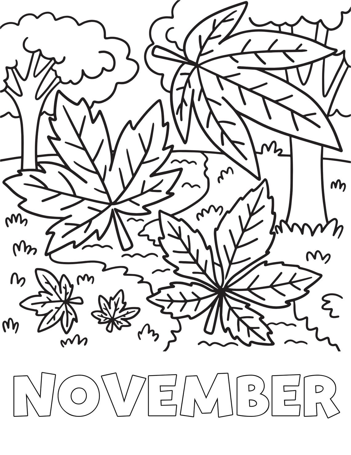Thanksgiving Coloring Sheets Printables Fall Kid’s Activity Craft Paper ...