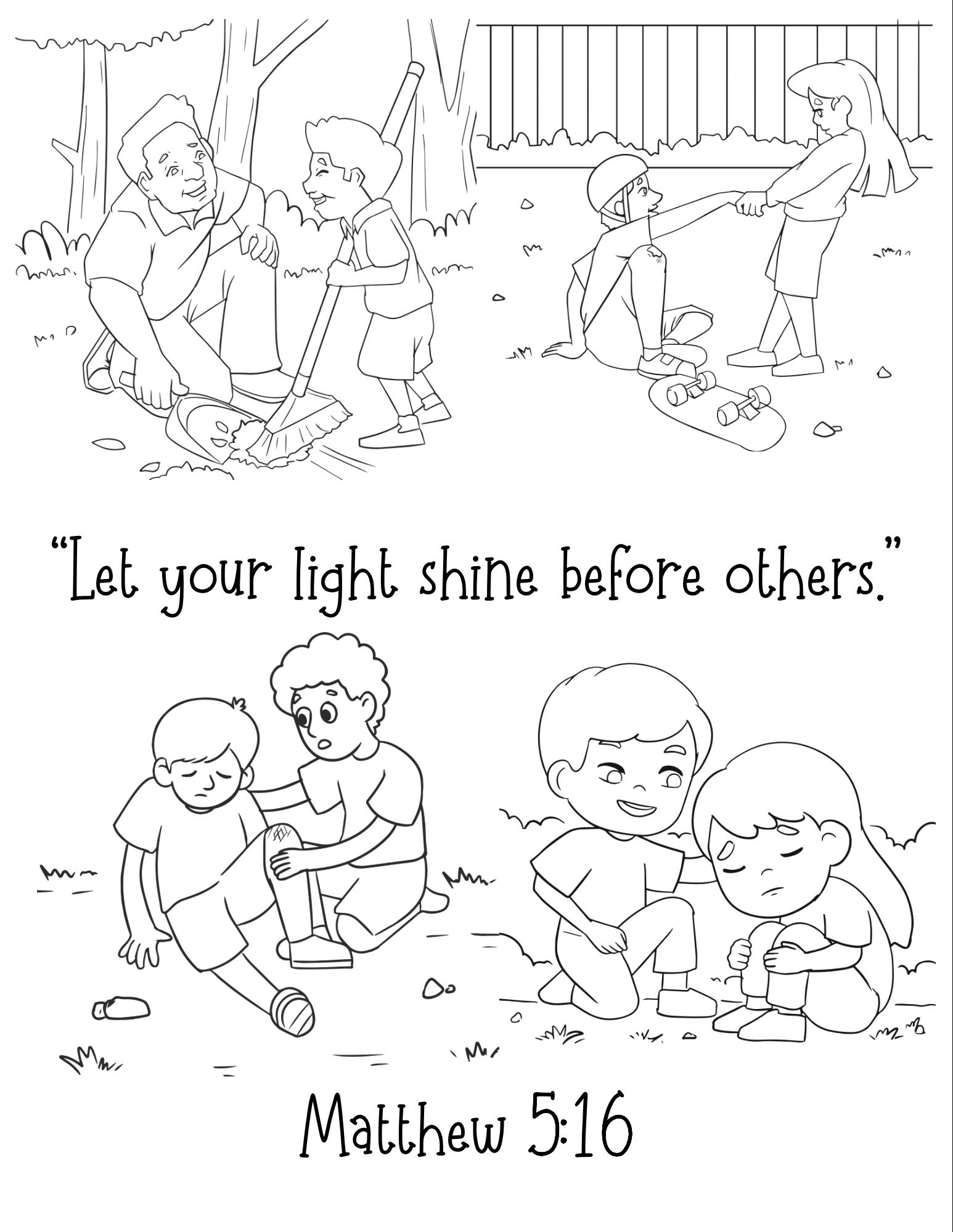Be the Light Sunday School Lesson for Kids Be the Light This Little ...