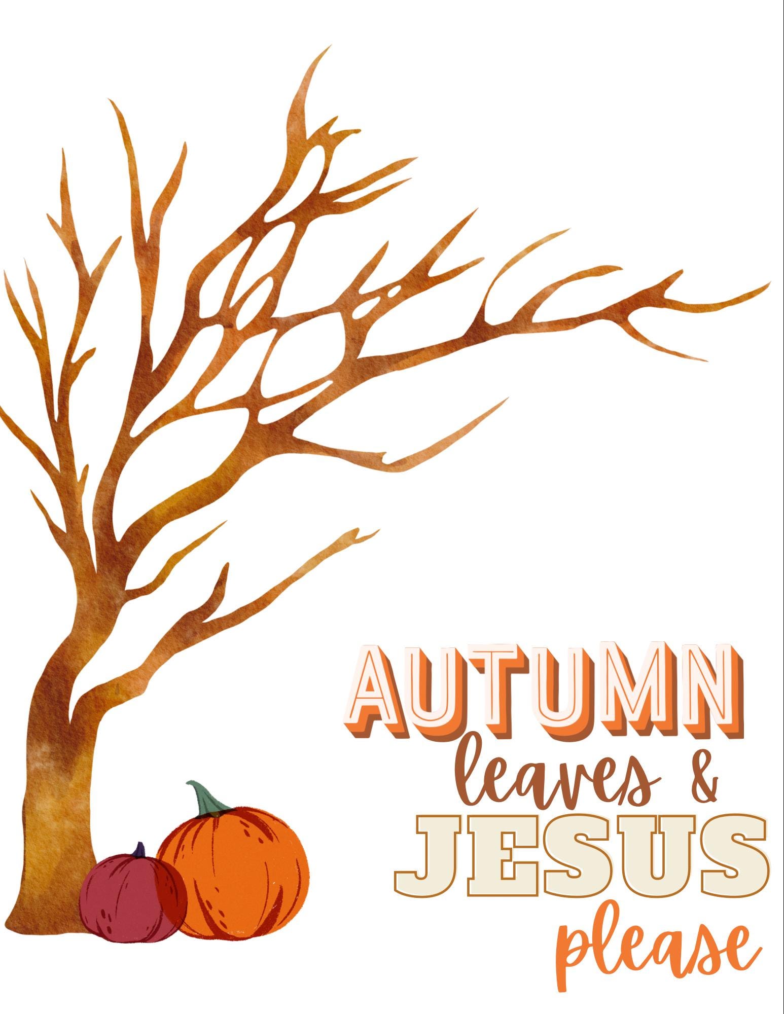 Autumn Leaves & Jesus Please Fall Kid’s Activity Craft Paper Sunday ...