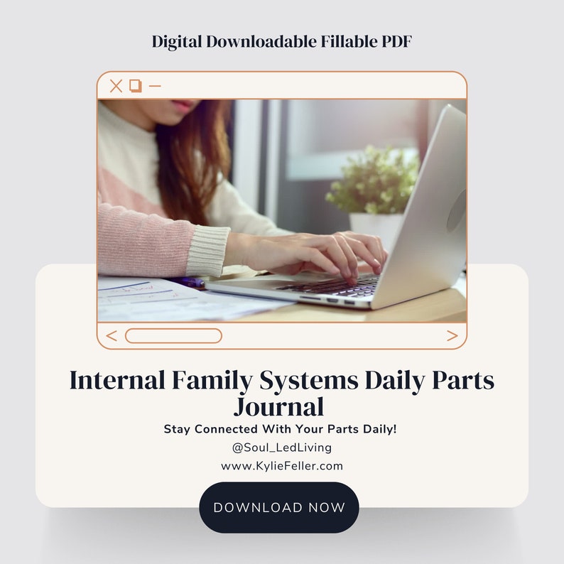 Internal Family Systems Daily Parts Journal: Digital Download Fillable ...