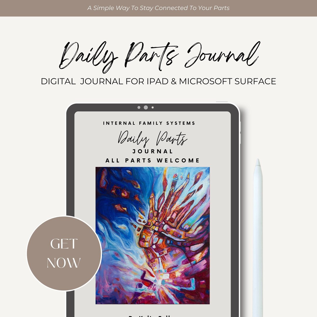 IPad Internal Family Systems Daily Parts Journal- Ipad/microsoft Pencil ...