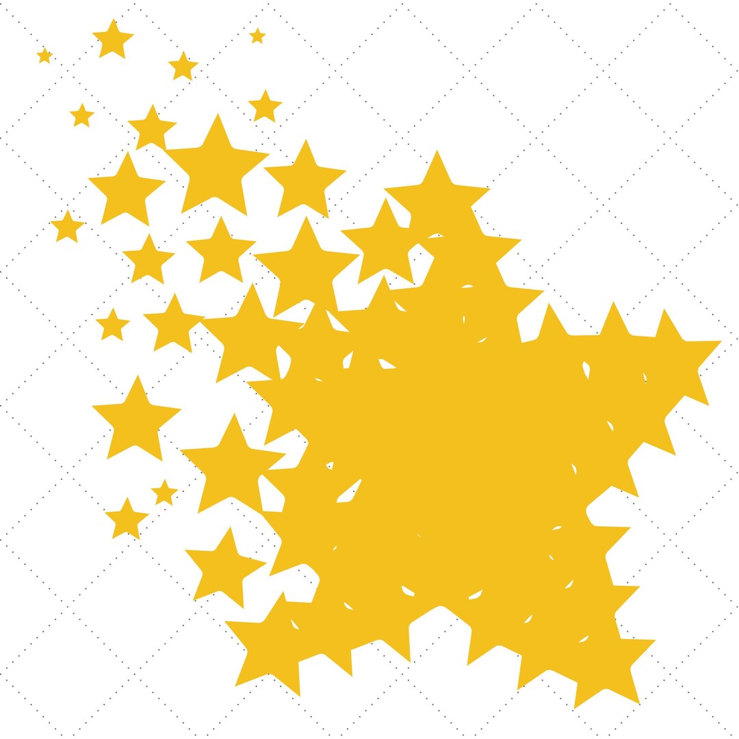 Stars Flying Svg - Etsy