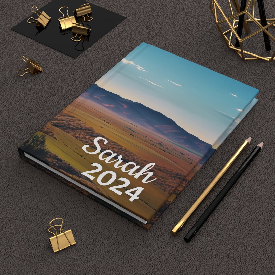 Rolling Plains Landscape PERSONALIZED Hardcover Journal - Etsy