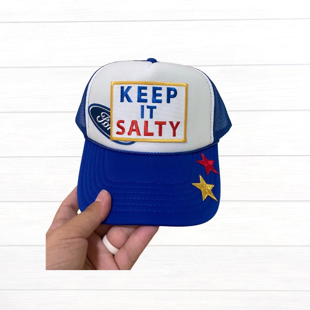 Keep It Salty - Patch Trucker Hat - Etsy