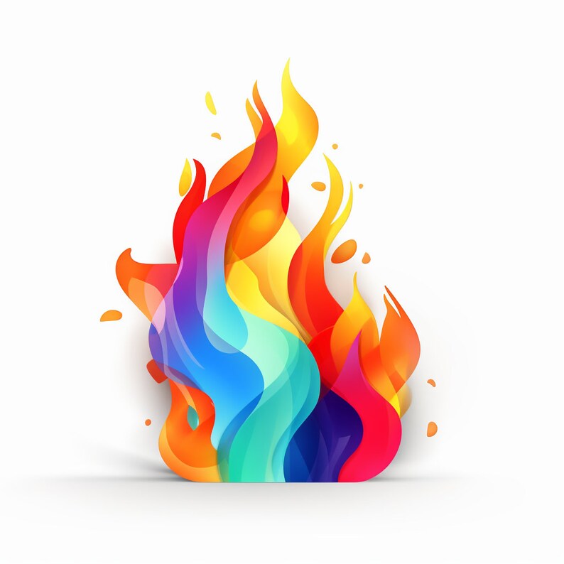 Colored Fire - Etsy