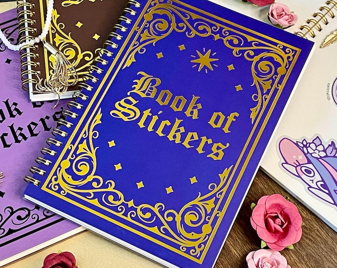 Reusable Sticker Book - Magical Book of Stickers - Etsy