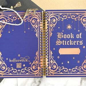 Reusable Sticker Book Magical Book of Stickers - Etsy