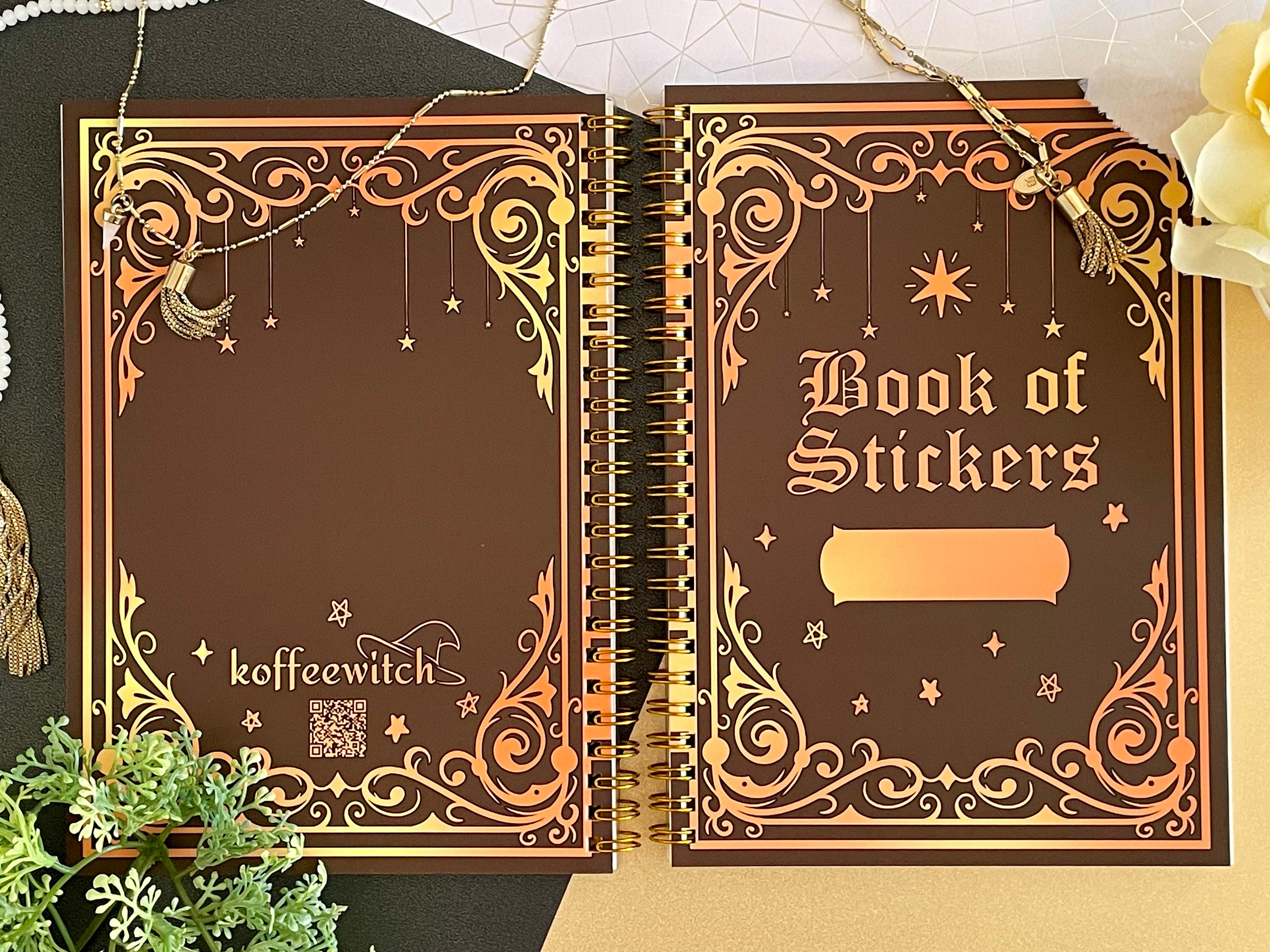 Reusable Sticker Book Magical Book of Stickers - Etsy