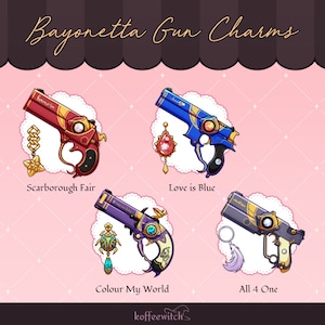 Bayonetta Gun Acrylic Keychains - Etsy