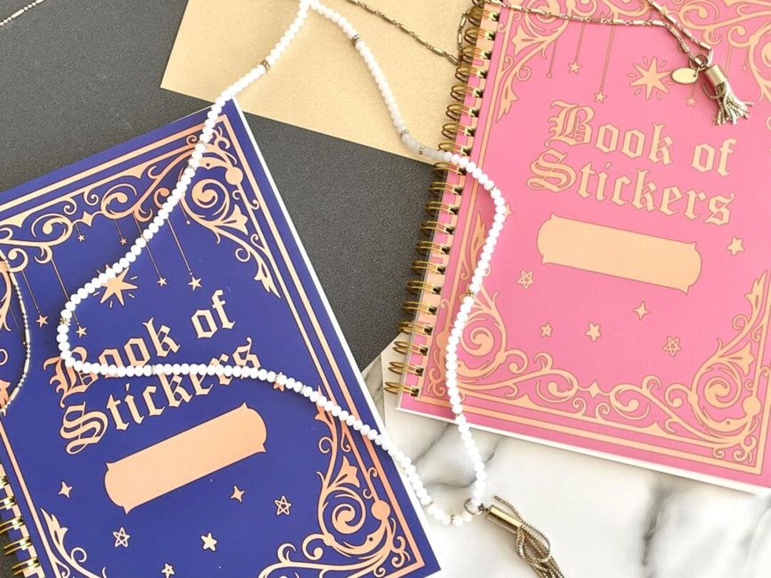 Reusable Sticker Book Magical Book of Stickers - Etsy