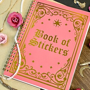 Reusable Sticker Book - Magical Book of Stickers - Etsy