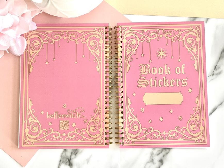 Reusable Sticker Book Magical Book of Stickers - Etsy