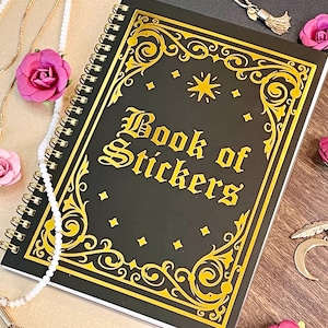 Reusable Sticker Book - Magical Book of Stickers - Etsy