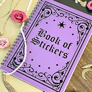 Reusable Sticker Book - Magical Book of Stickers - Etsy