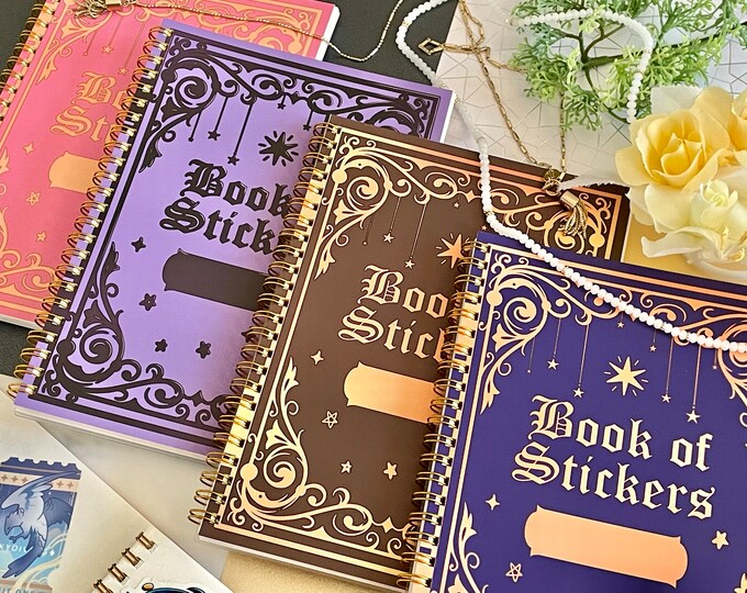 Reusable Sticker Book Magical Book of Stickers - Etsy