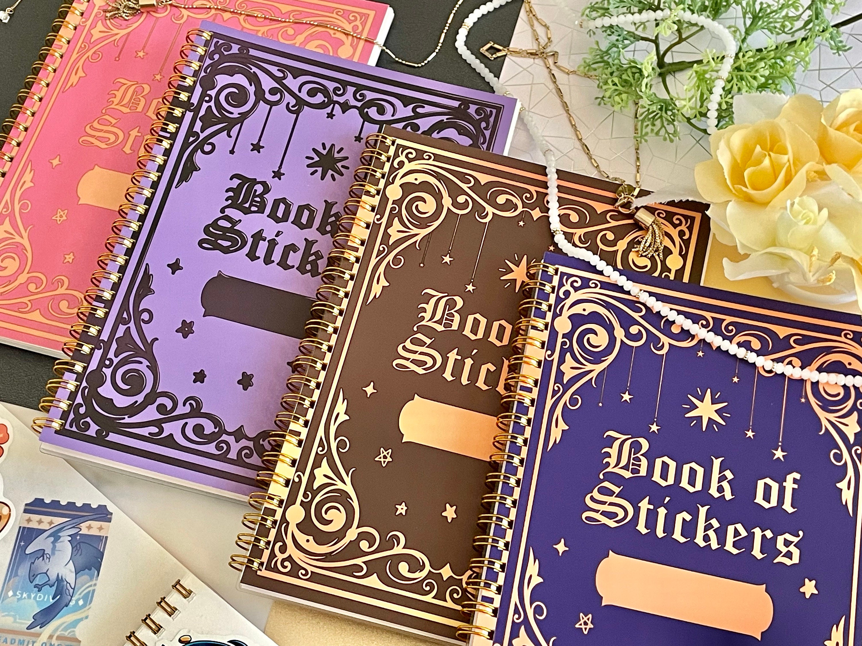 Reusable Sticker Book Magical Book of Stickers - Etsy