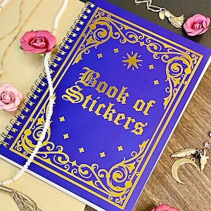 Reusable Sticker Book - Magical Book of Stickers - Etsy