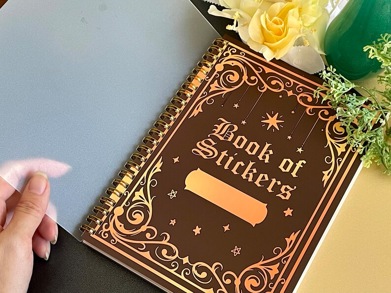 Reusable Sticker Book Magical Book of Stickers - Etsy