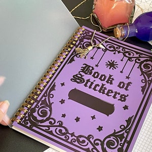 Reusable Sticker Book Magical Book of Stickers - Etsy