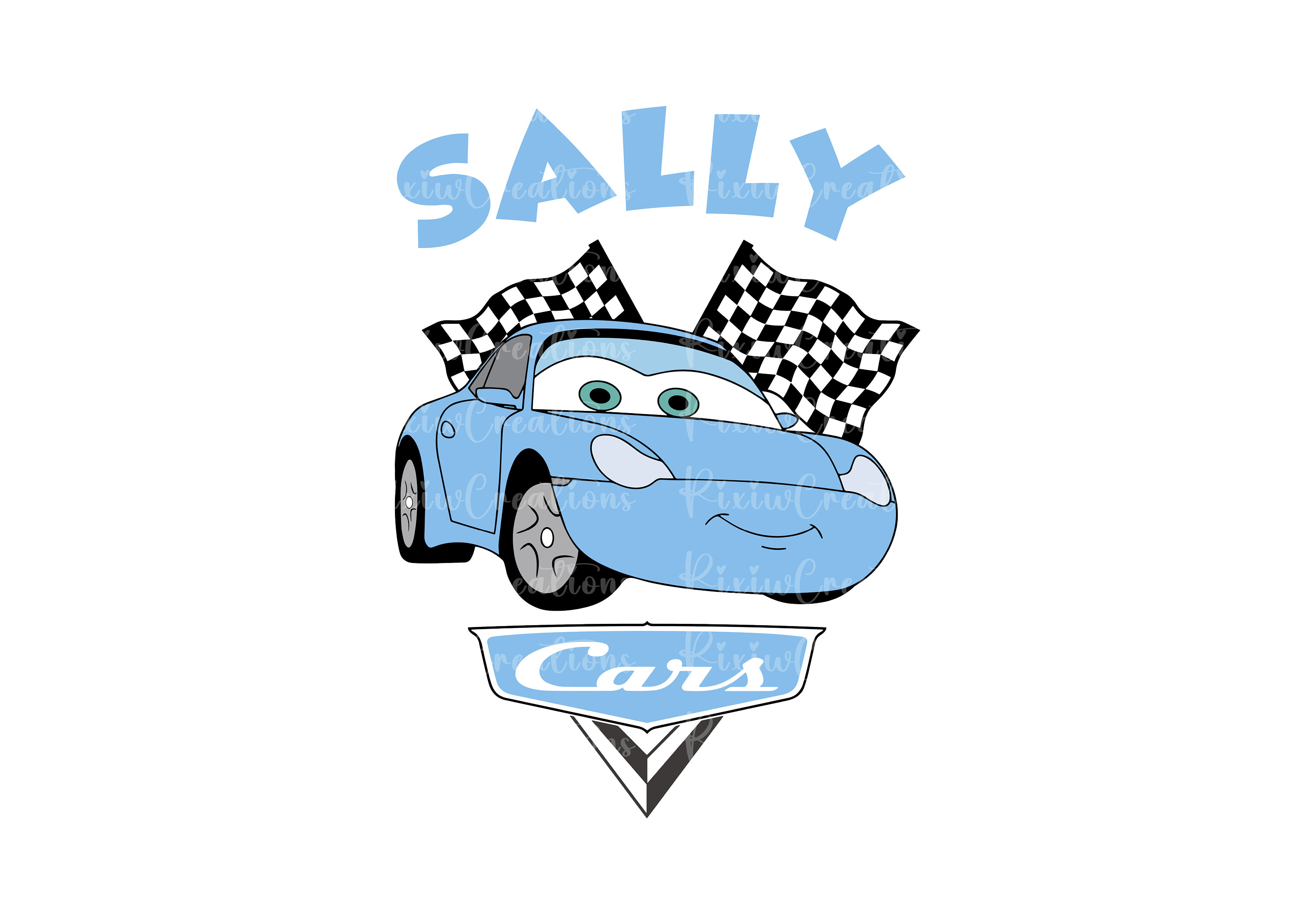 Disney Cars Sally Tegninger Til Fargelegging