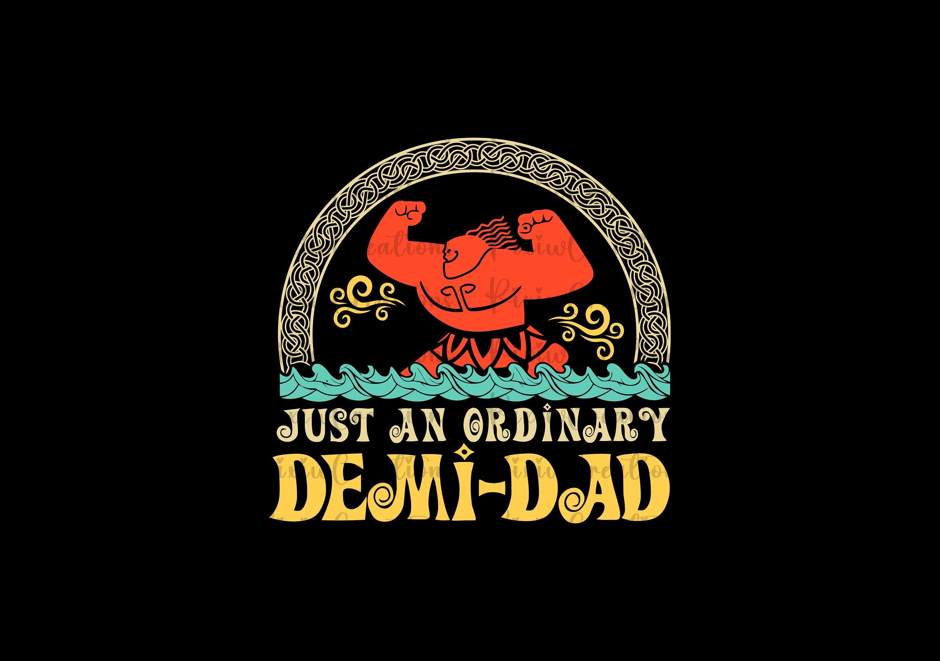 Just an Ordinary Demi-dad Png, Just an Ordinary Demi-dad Svg, Moana Png ...