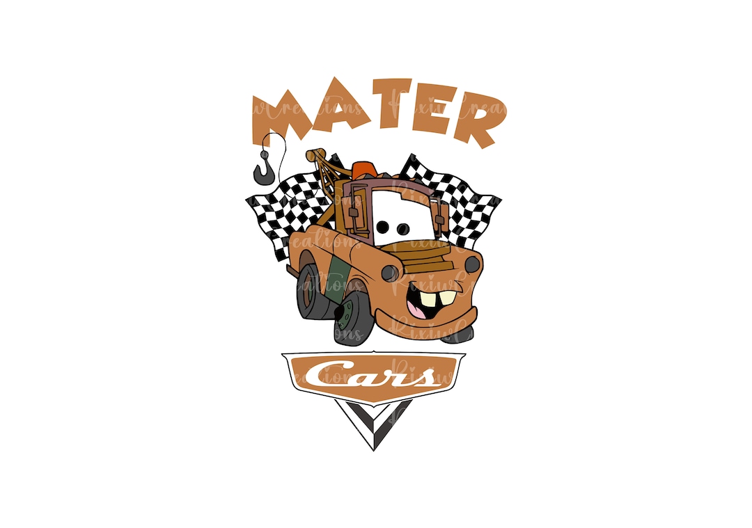 Cars Png Svg, Mater Png, Svg for Cricut, Mater Svg, Png Cars ...