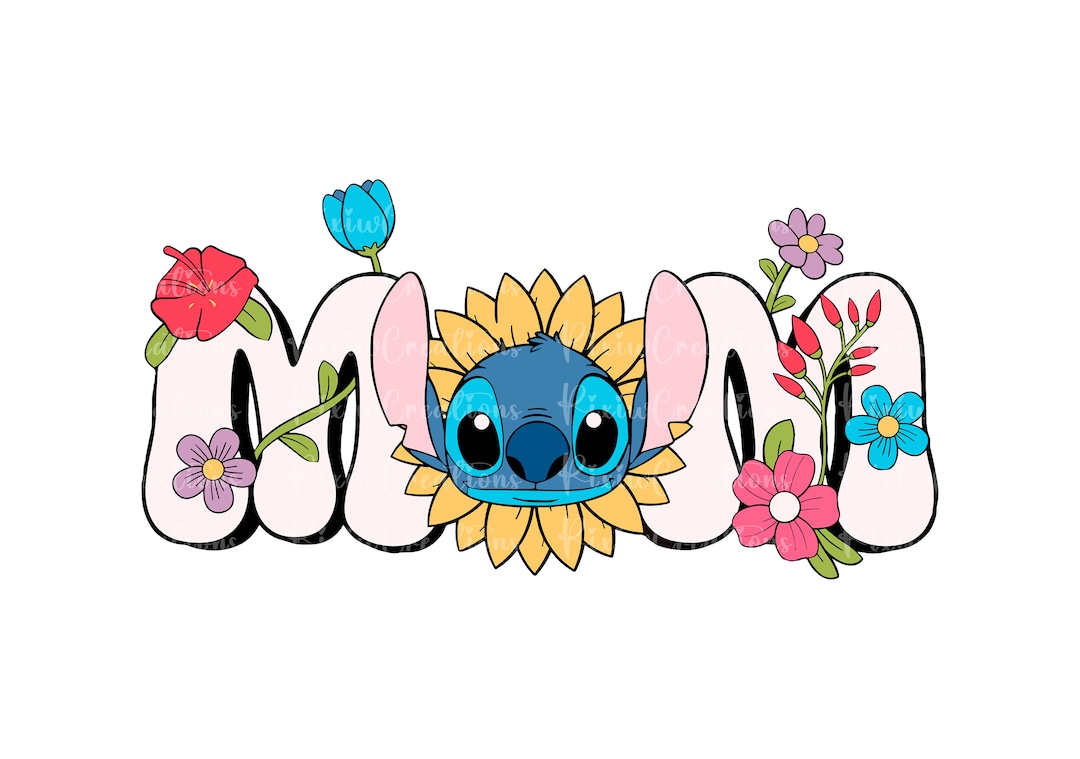 Stitch Mom Png, Stitch Mama Png, Stitch Png, Mom Png, Mother's Day Png ...
