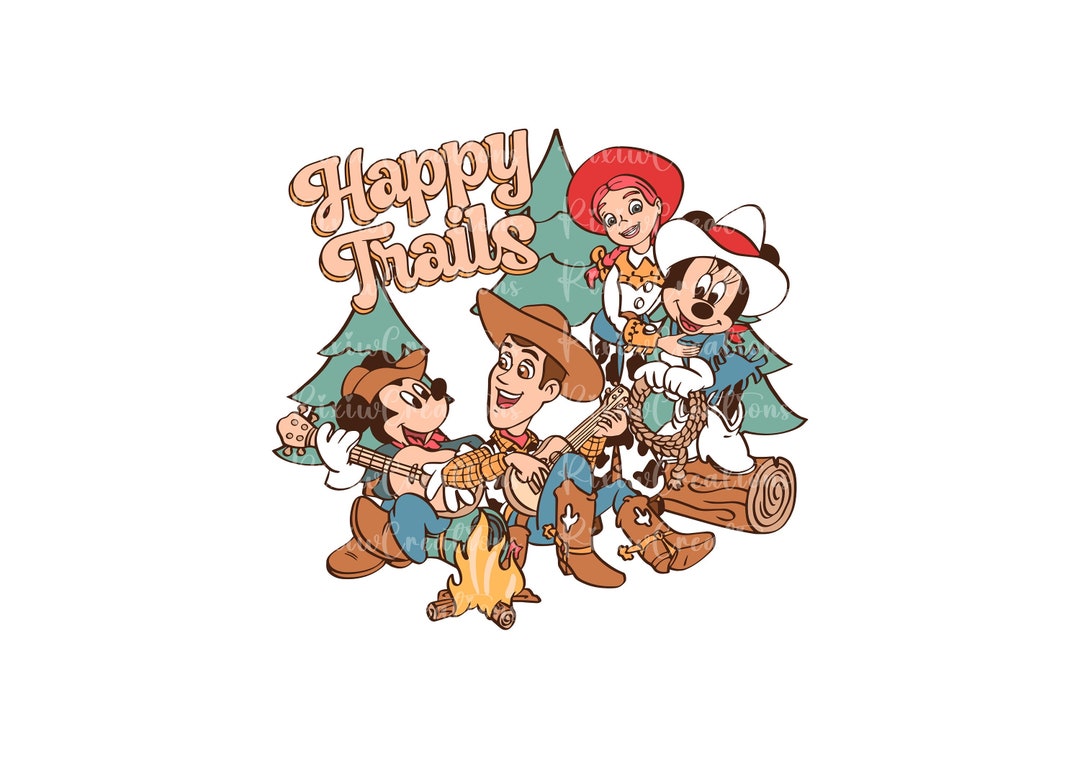 Happy Trails Png Svg, Svg for Cricut, Mouse and Friends Png, Toy Story ...