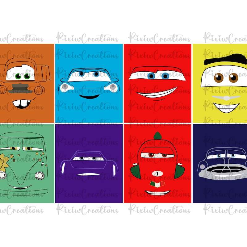 Mater Face Svg - Etsy