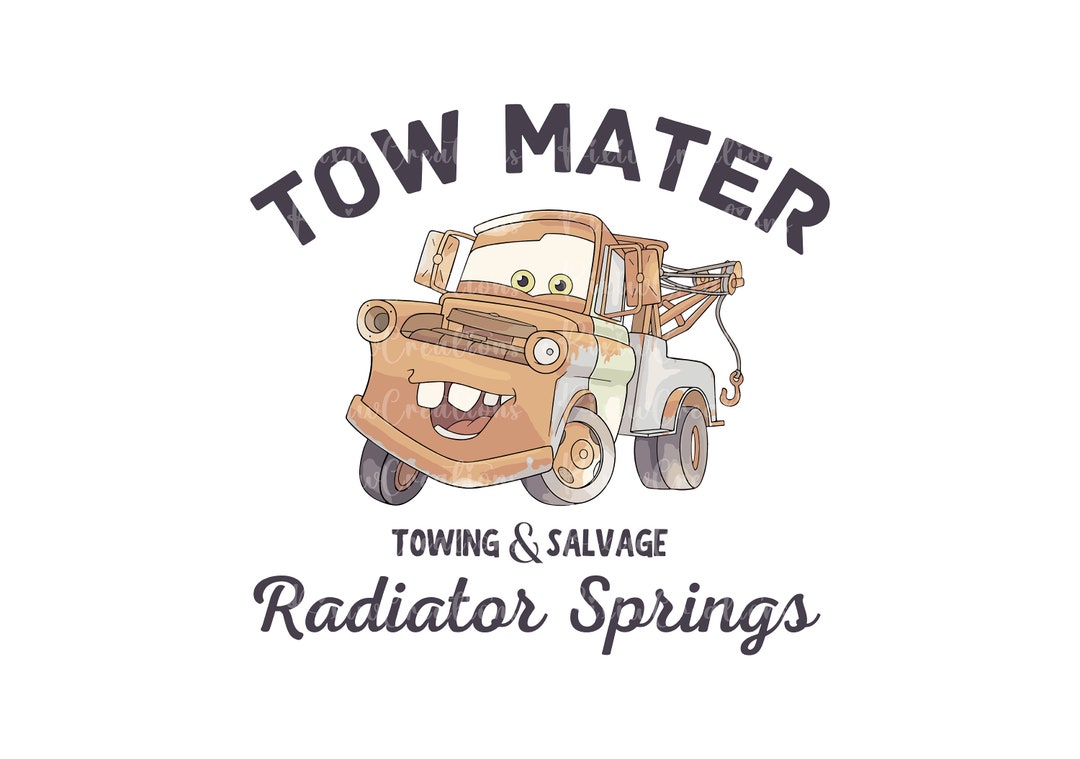 Retro Tow Mater Radiator Springs Png, Tow Mater Png, Retro Mater Png ...