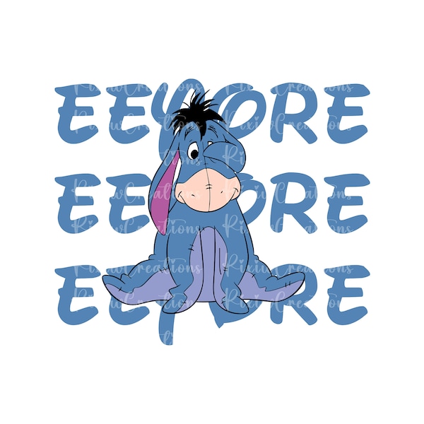 Eeyore Svg - Etsy UK