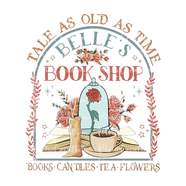 Belle Book Svg - Etsy