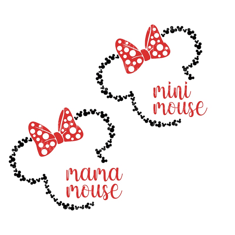 Mama Mouse Svg - Etsy